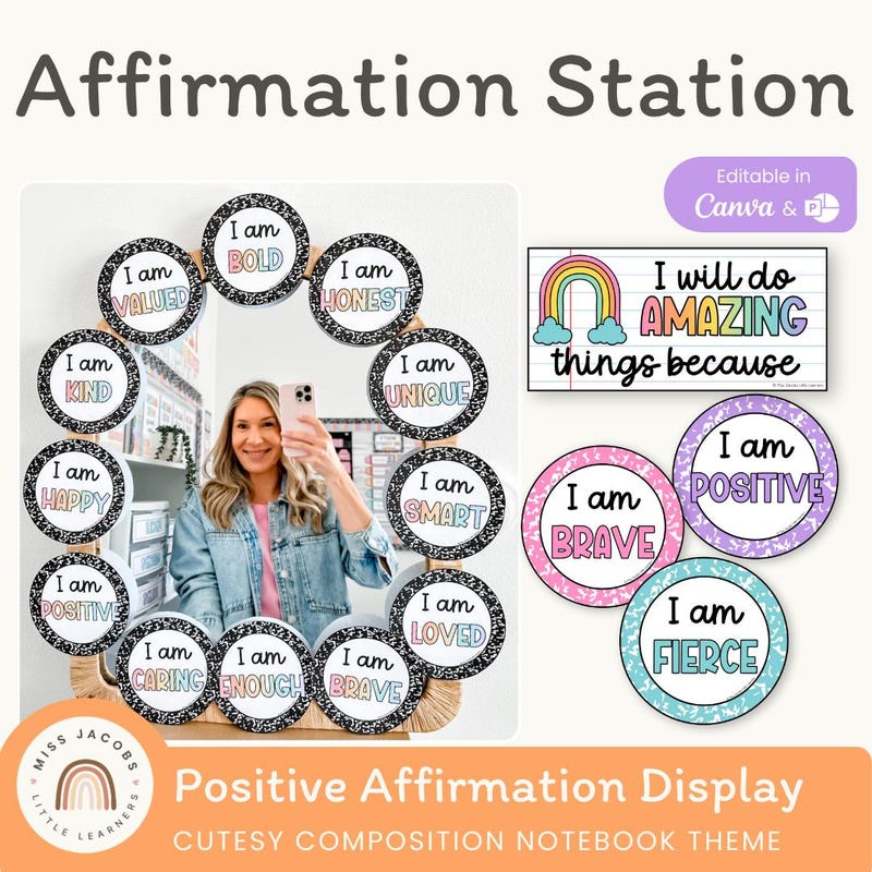 Notebook With Affirmations - Etsy