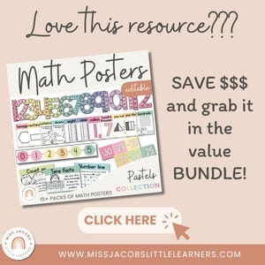 Place Value Display Posters | PASTELS - Etsy