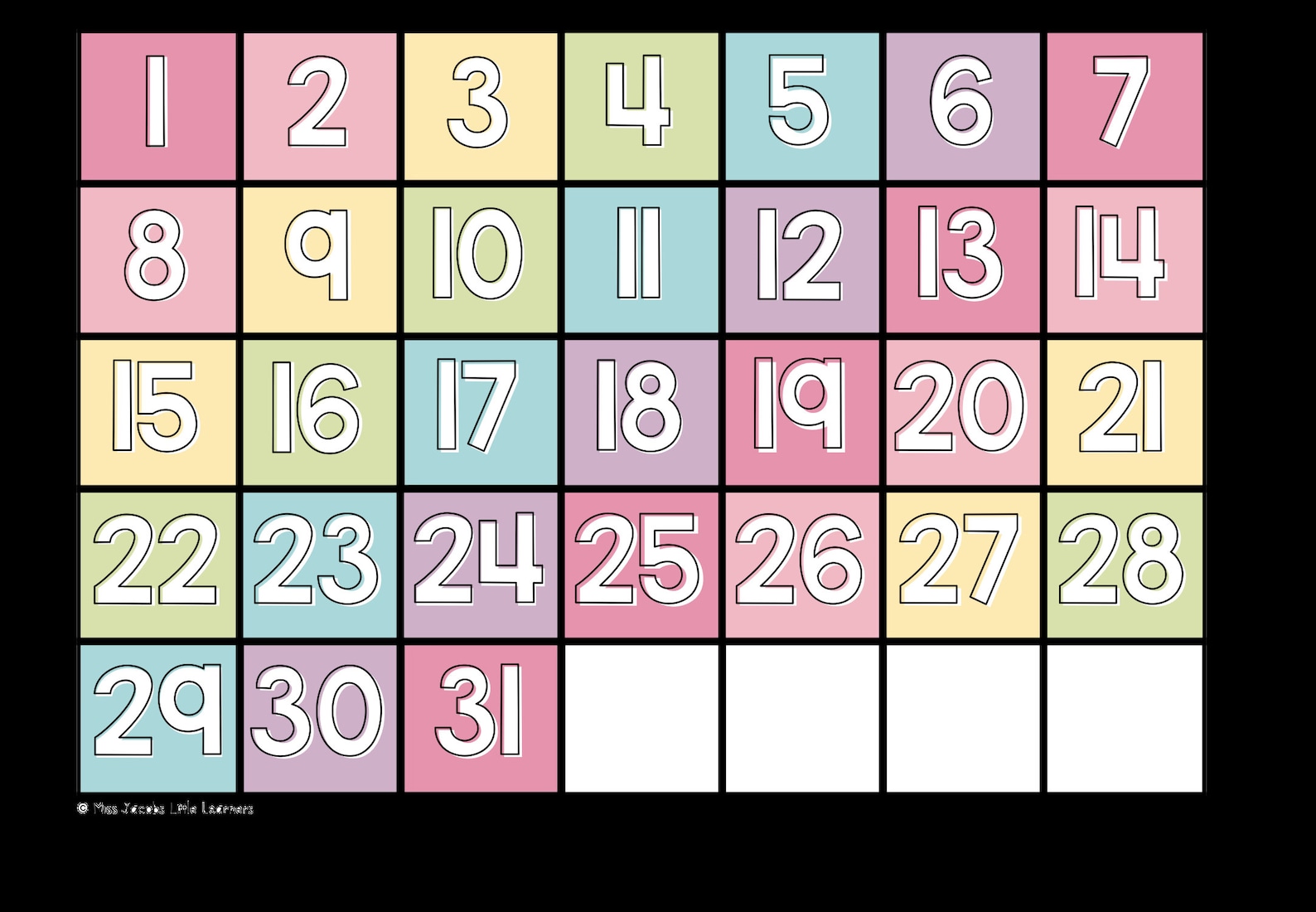 Classroom Calendar and Weather Display SPOTTY PASTELS - Etsy