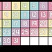 Classroom Calendar and Weather Display SPOTTY PASTELS - Etsy