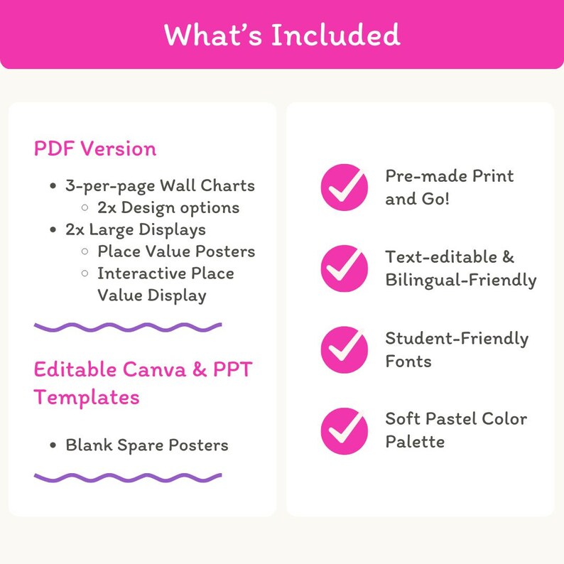 Place Value Display Posters | RAINBOW BRIGHTS - Etsy UK