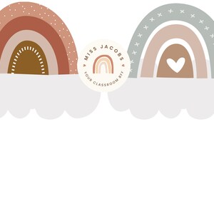 Boho Affirmation Station, Earthy Rainbow Affirmation Cards Printable ...