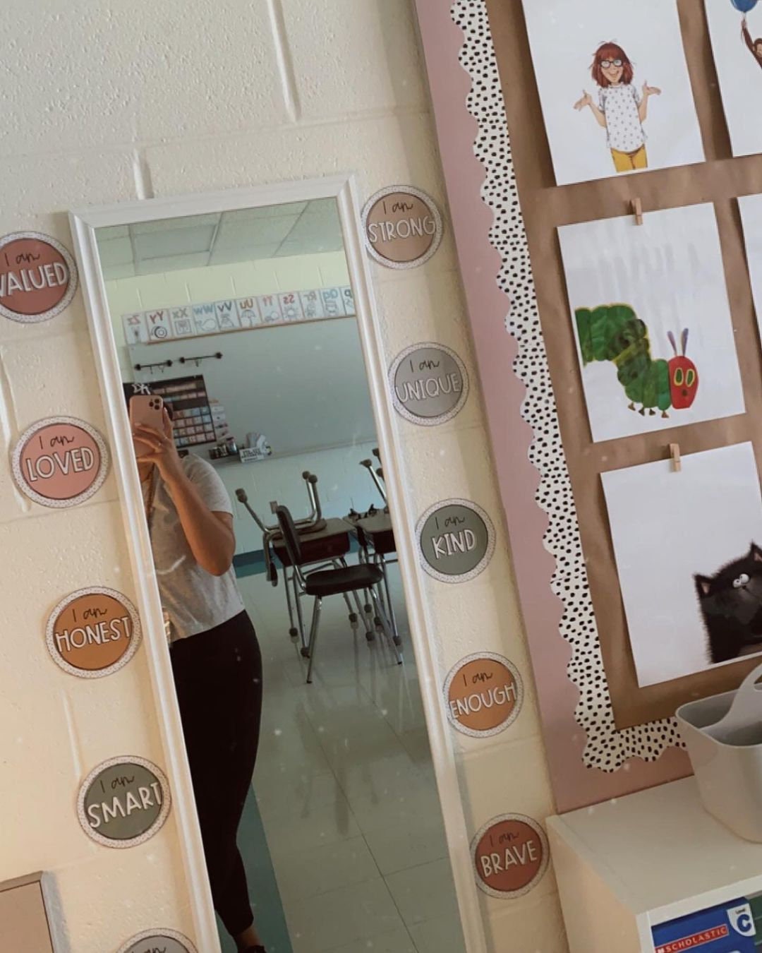 Affirmation Station SPOTTY BOHO Positive Affirmations Mirror - Etsy