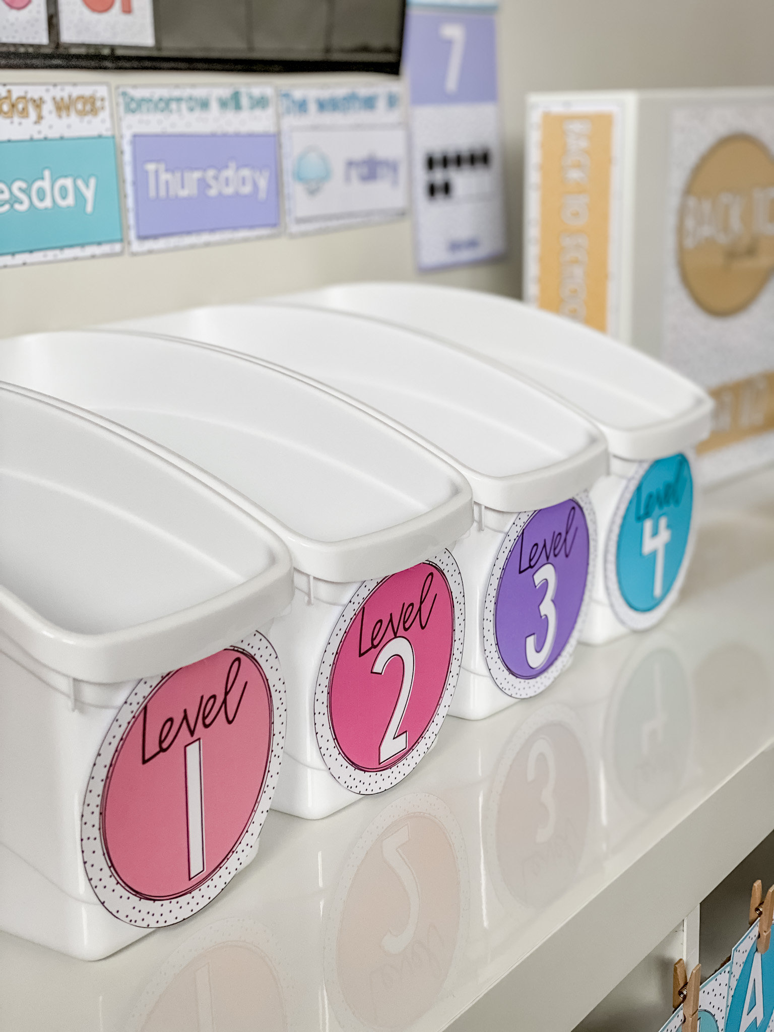 Reading Groups Organizers SPOTTY BRIGHTS Rainbow Guided - Etsy