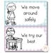 Classroom Rules Posters for Classroom Management | Daisy Gingham Pastel ...