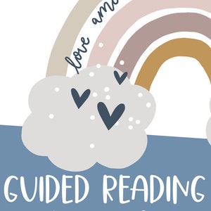 MODERN RAINBOW Binder Covers and Spines | Editable | Calm Colors ...