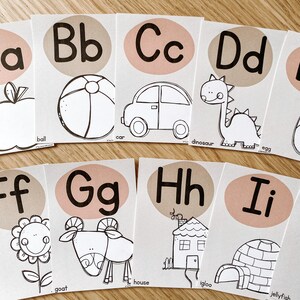BOHO VIBES Alphabet Posters | Editable | Desert Neutral Classroom Decor ...