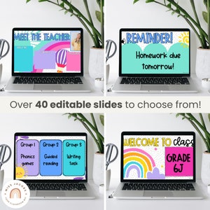 Slides | SPOTTY BRIGHTS Classroom Decor | Google Slides Templates - Etsy