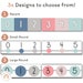 MODERN RAINBOW Classroom Number Line Display With Negatives | Calm ...
