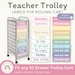 Teacher Trolley Labels | 10 Drawer Cart Labels | PASTELS | EDITABLE - Etsy