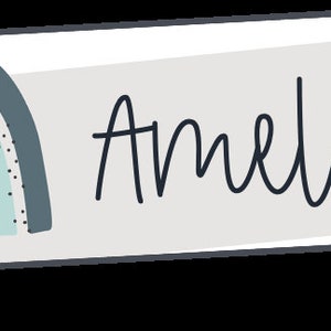 MODERN RAINBOW Classroom Labels | Editable | Calm Colors Classroom ...