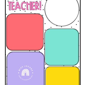Meet the Teacher | SPOTTY BRIGHTS | Editable - Etsy
