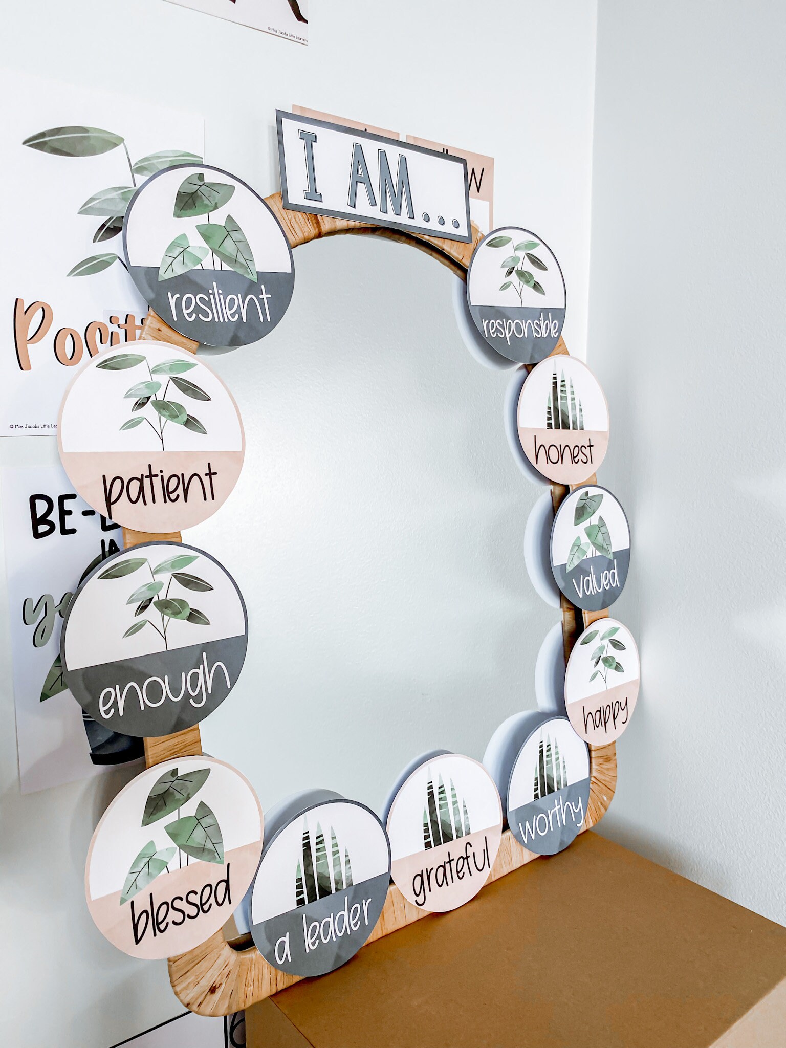 Affirmation Station Labels | BOHO PLANTS | Positive Affirmations for ...
