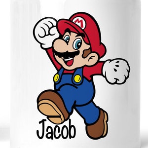 Super Mario Ceramic Money Box, Personalised Kids Gift, Ceramic Money ...