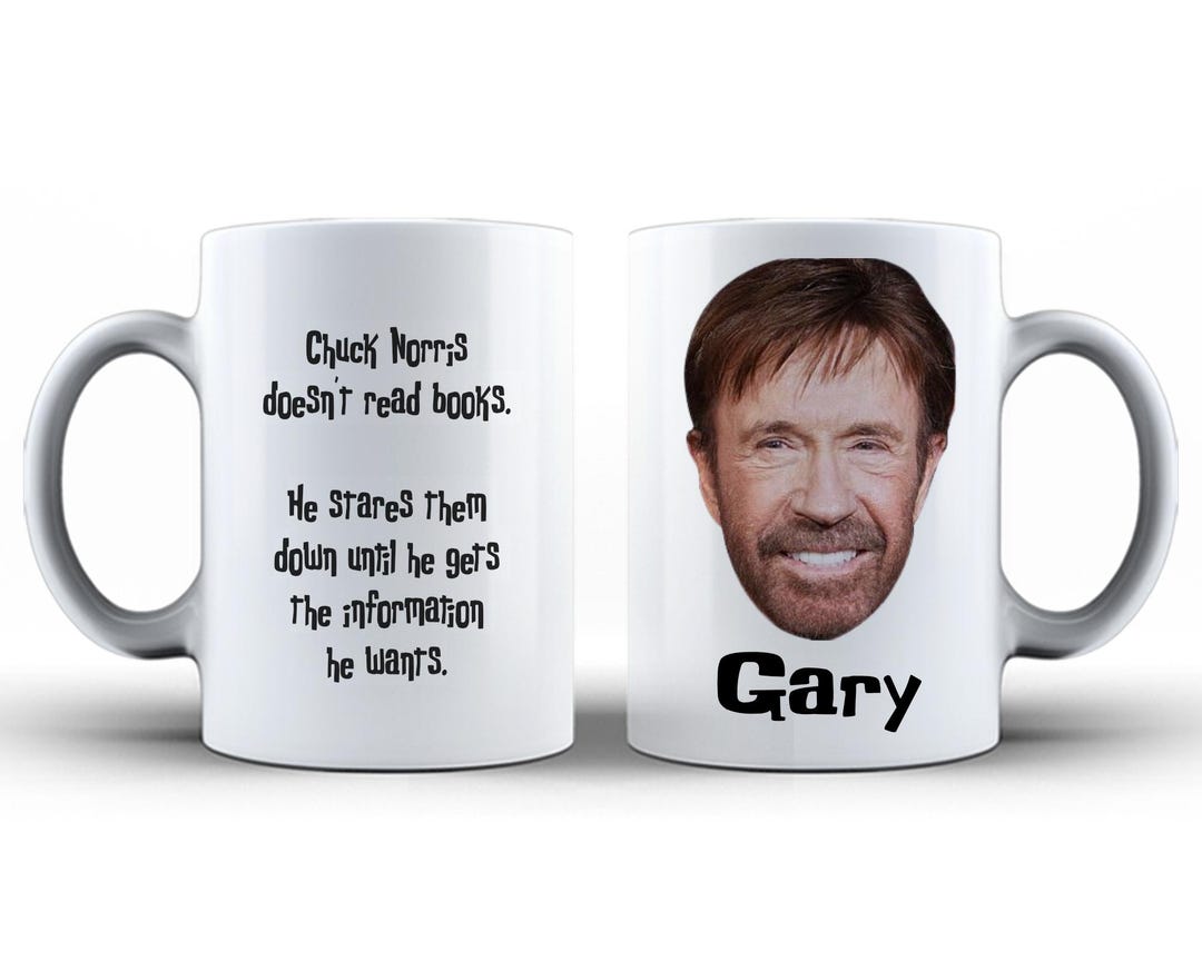 Chuck Norris Mug, Quotes From Chuck Norris, Personalised Chuck Norris ...