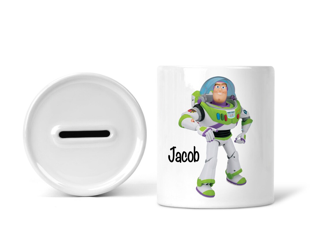 Toy Story Ceramic Money Box, Personalised Kids Gift, Ceramic Money Jar ...