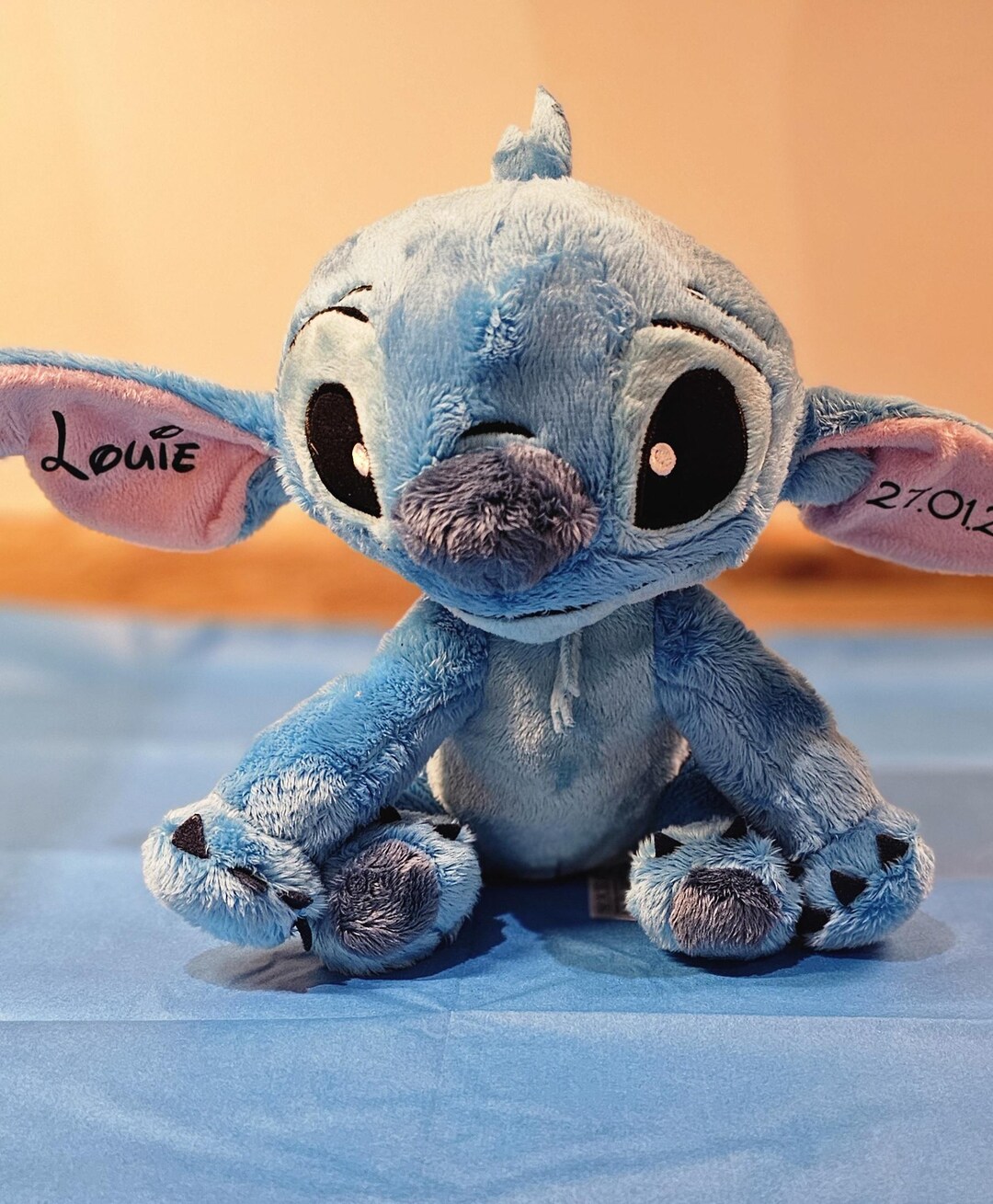 Personalised Stitch Teddy, Lilo and Stitch, My First Teddy, Happy ...
