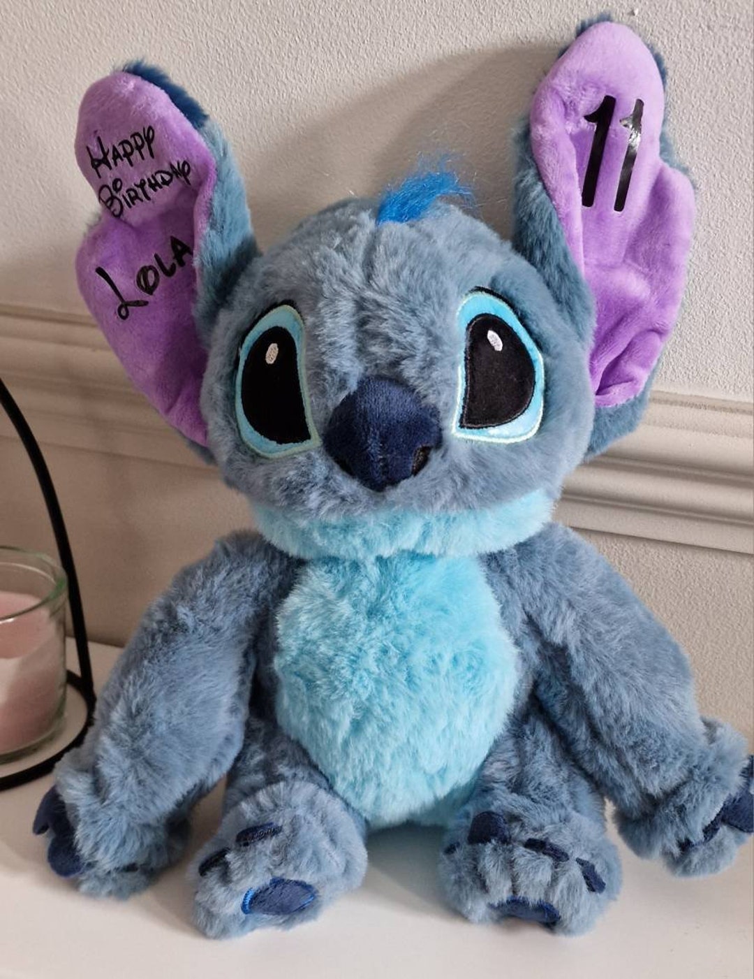 Personalised Stitch Teddy, Lilo and Stitch, My First Teddy, Happy ...