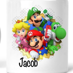 Super Mario Ceramic Money Box, Personalised Kids Gift, Ceramic Money ...