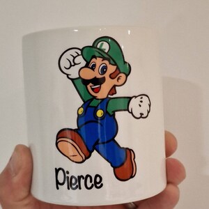 Super Mario Ceramic Money Box Personalised Kids Gift Ceramic - Etsy