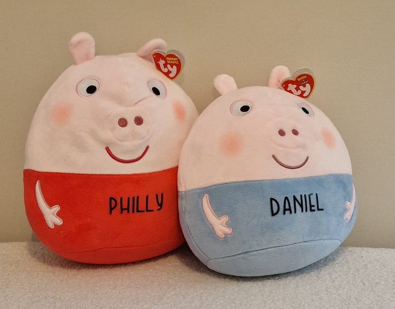 Personalised Peppa Pig Squish A Boo, Squishy, Peppa Pig, George Pig ...