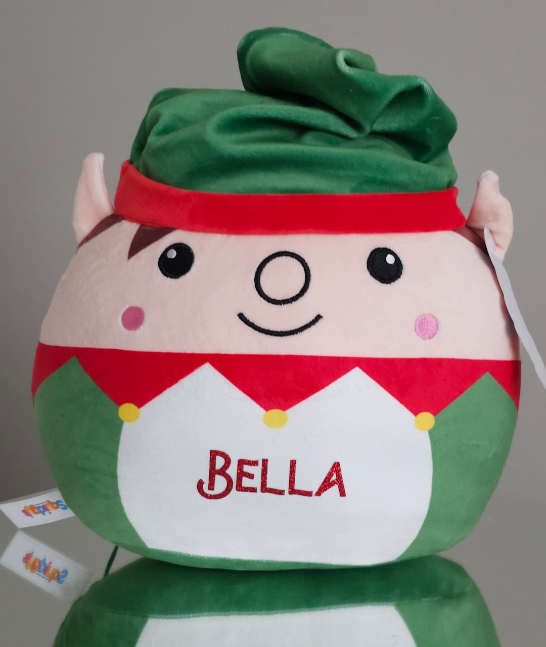 Personalised Mumbles Squidgy, Squishy, Christmas Elf, Christmas ...