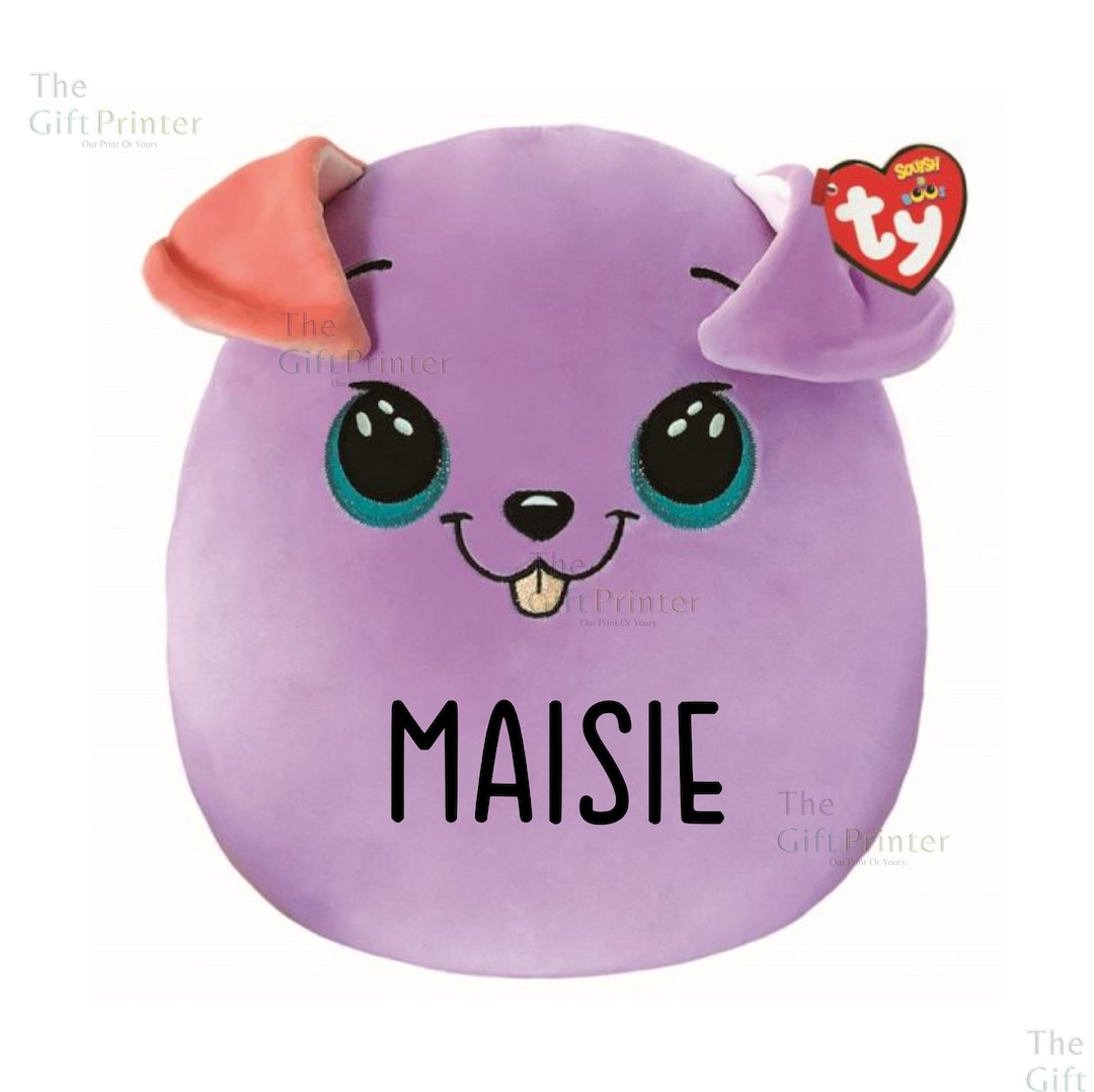 Personalised Squish A Boo, Squishy, Muffin Cat, Bitsy Dog, Catnip Mouse ...