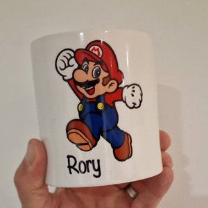 Super Mario Ceramic Money Box, Personalised Kids Gift, Ceramic Money ...