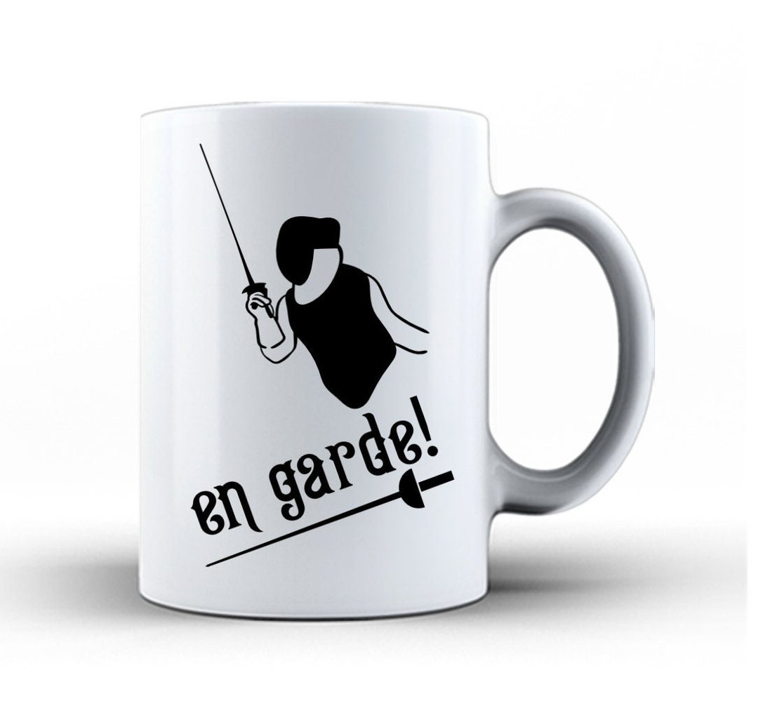 Sword Fencing Mug, Sword Fencing Gift. Personalised Fencing Mug, Sword ...