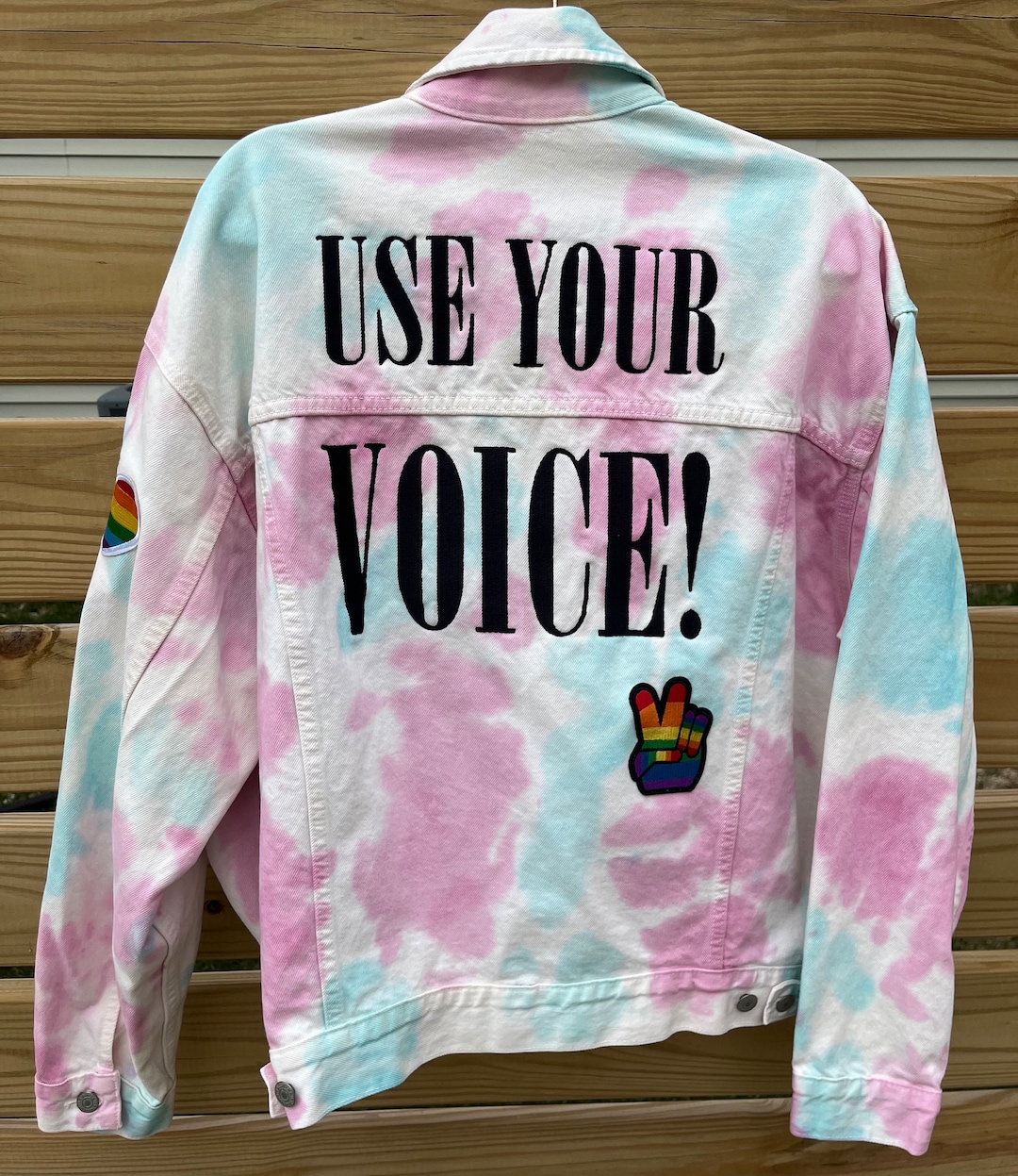 Levi’s Pride Oversized Trucker Jacket Use Your Voice - Etsy