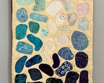 Beach Glass Fiber Art - Etsy