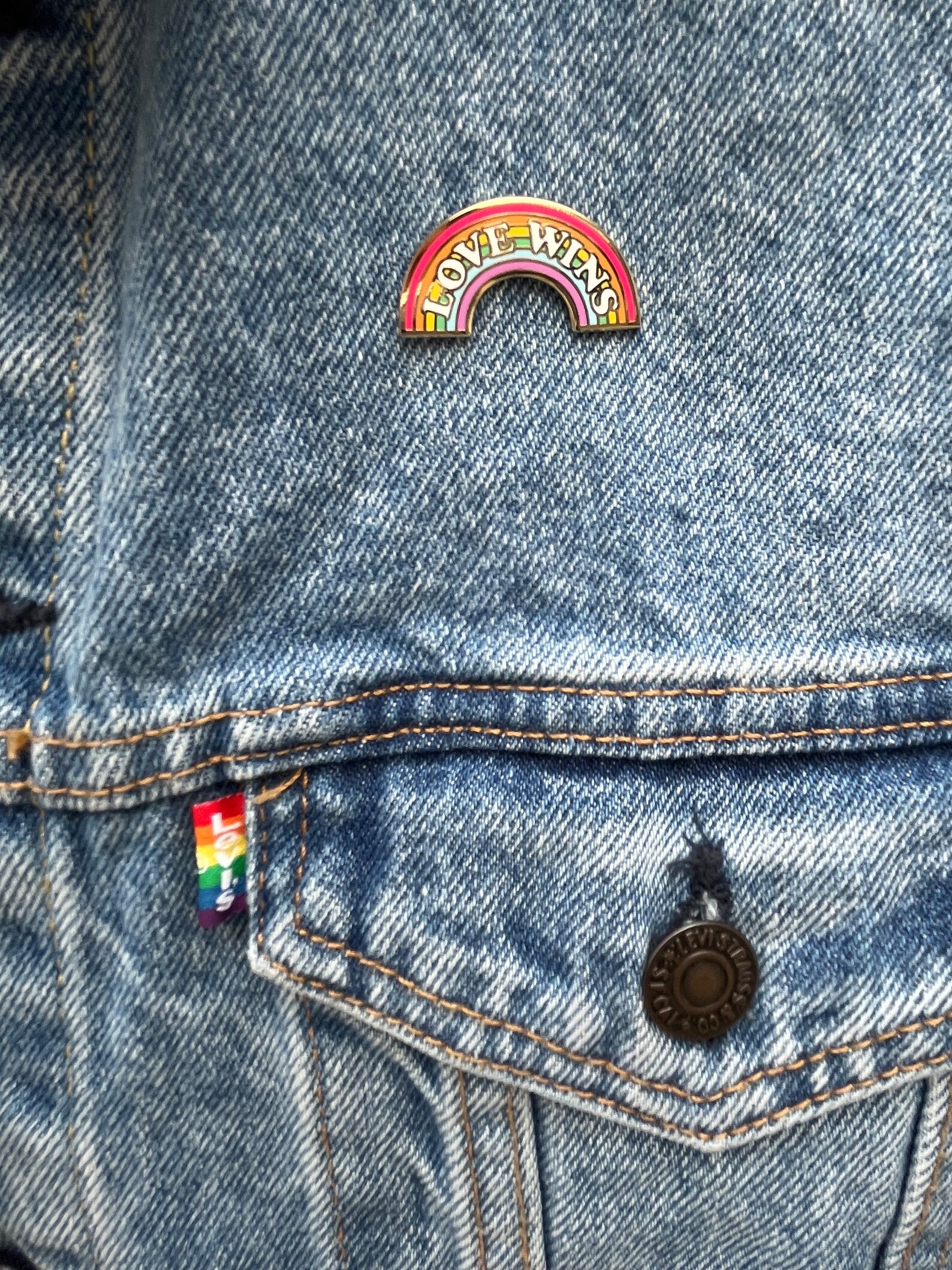 Levi’s Pride Oversized Trucker Jacket Use Your Voice - Etsy