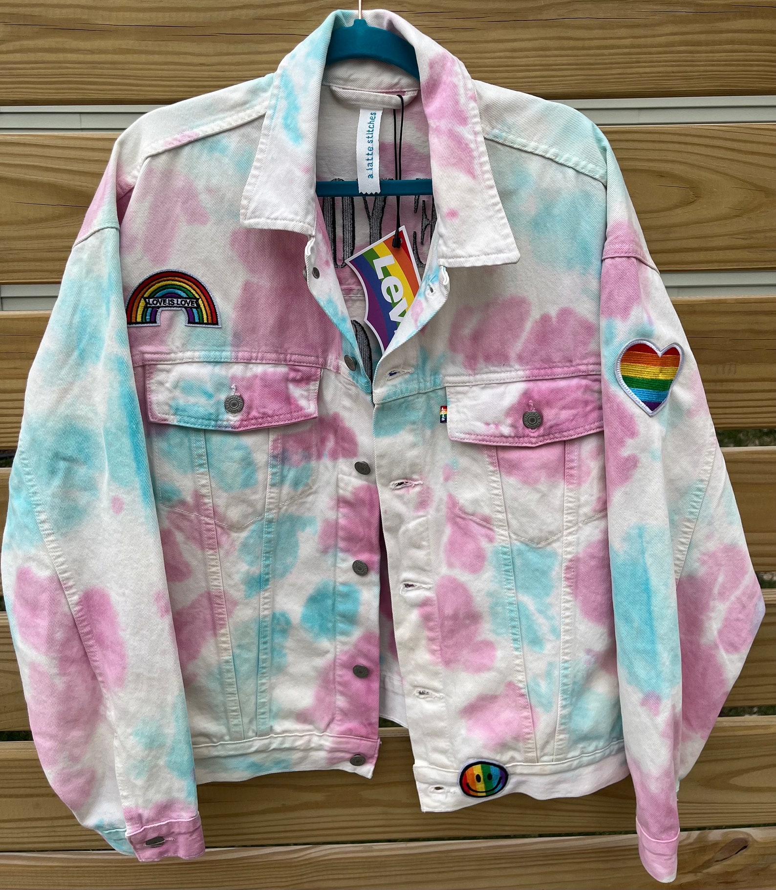 Levi’s Pride Oversized Trucker Jacket Use Your Voice - Etsy