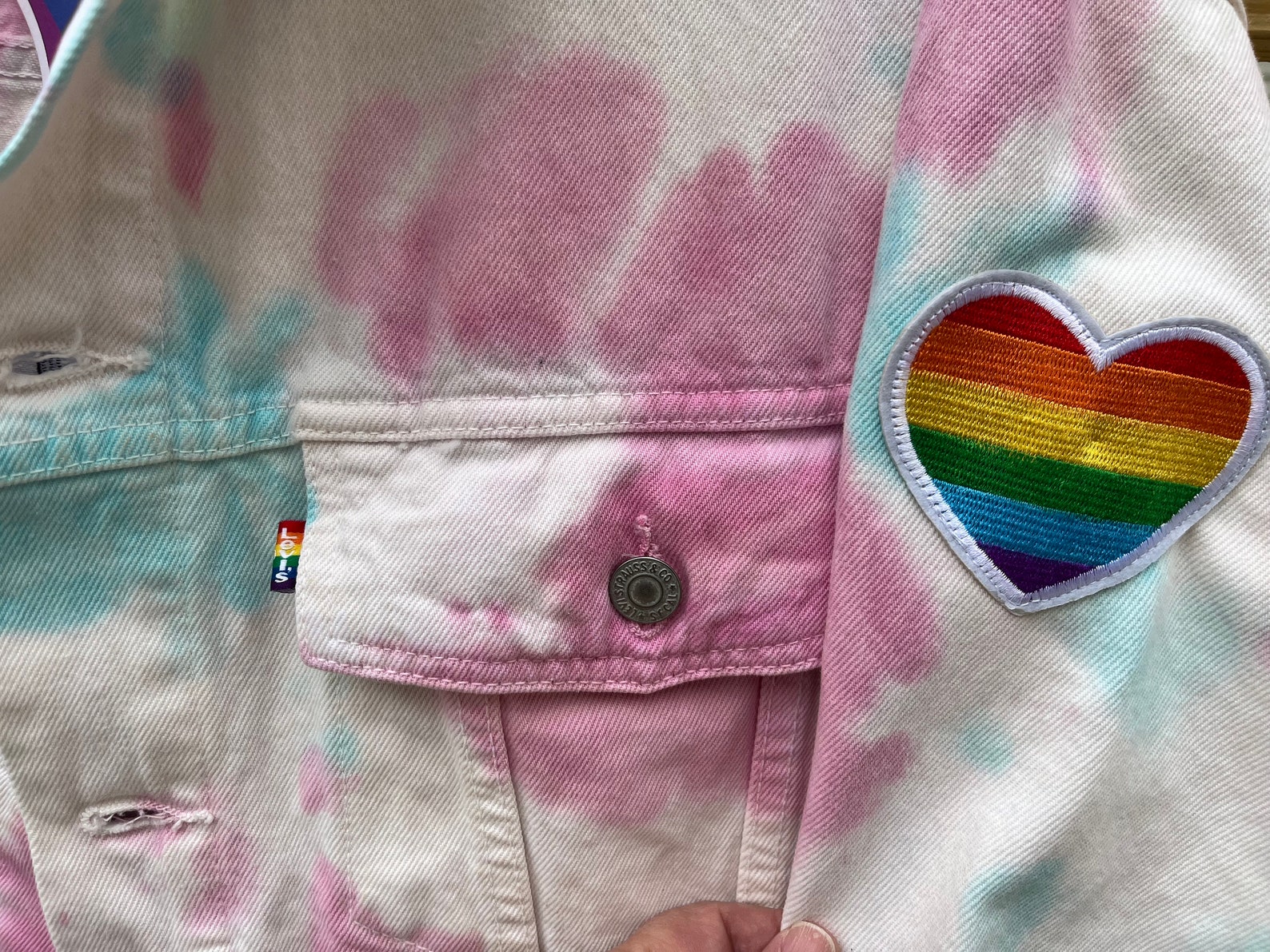 Levi’s Pride Oversized Trucker Jacket Use Your Voice - Etsy