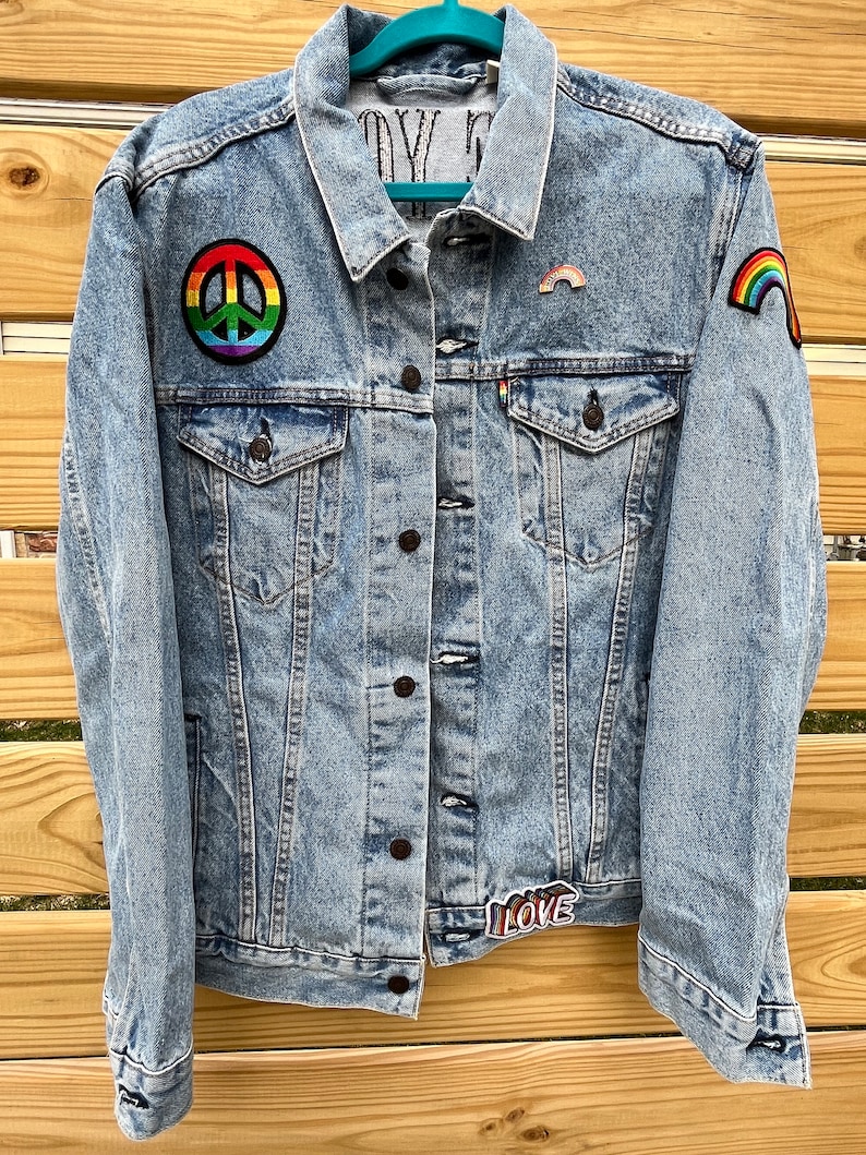Levi’s Pride Oversized Trucker Jacket Use Your Voice - Etsy