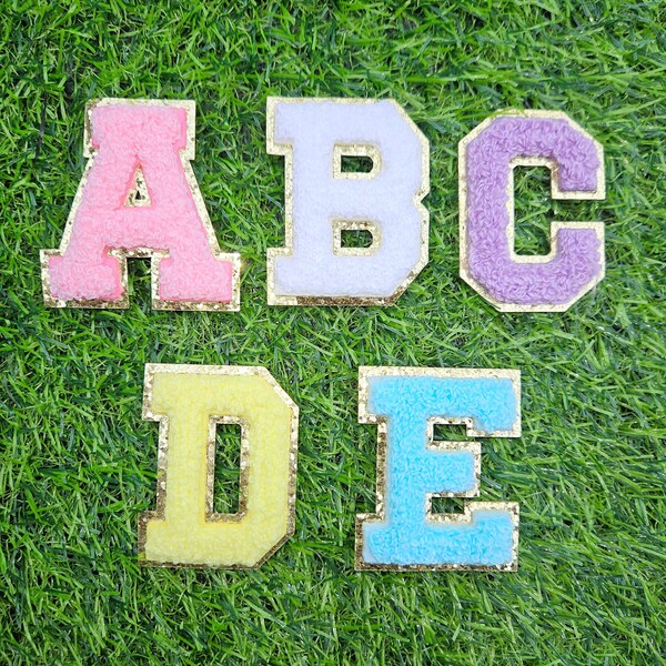 Preppy Patch Letters - Etsy