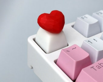 Heart Keycaps - Etsy