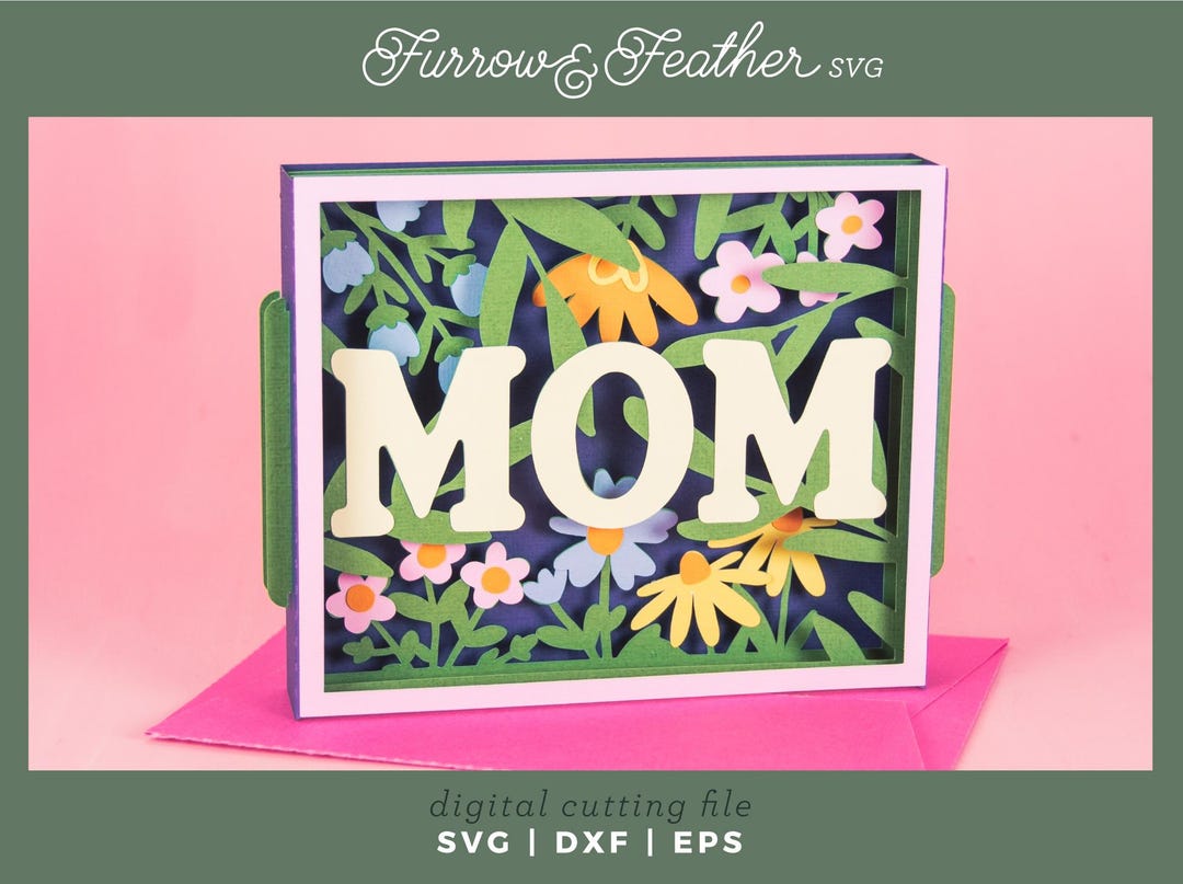 3D Mother's Day Card SVG: Layered Floral Papercut (digital Download) - Etsy