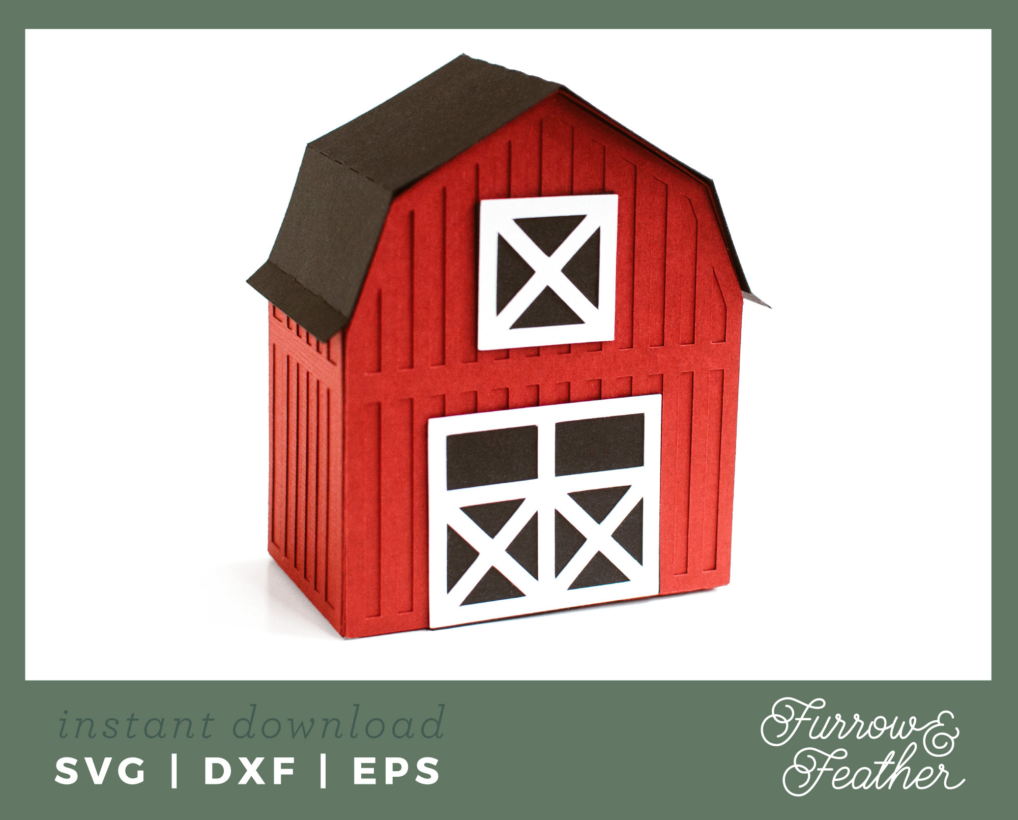 Barn Outline Printable