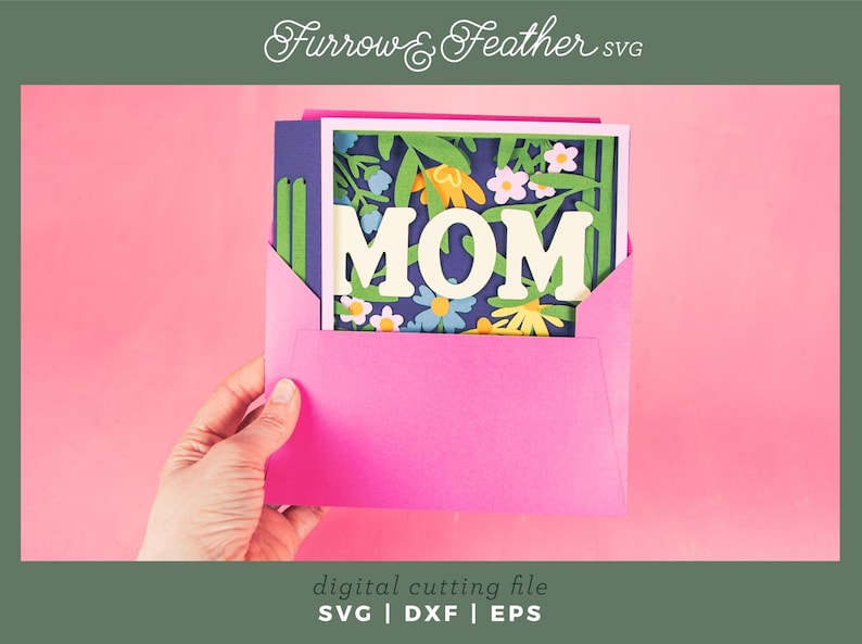 3D Mother's Day Card SVG: Layered Floral Papercut (digital Download) - Etsy