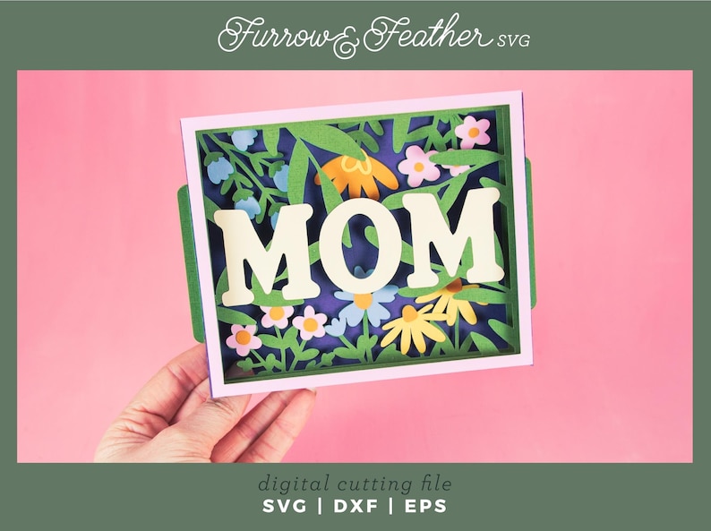 3D Mother's Day Card SVG: Layered Floral Papercut (digital Download) - Etsy
