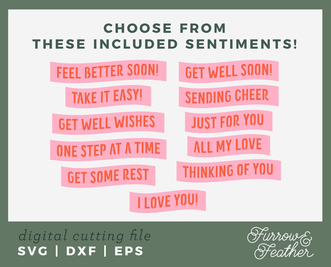 Get Well Soon Fox Box Card Template 3D Papercut SVG Card Cut | Etsy