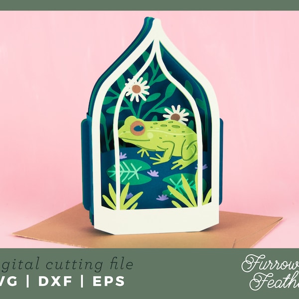 Pop up Card Svg - Etsy