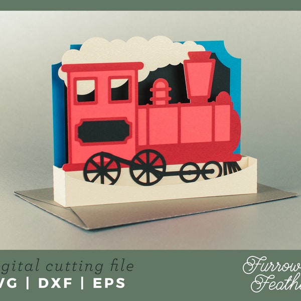 Train 3d Svg - Etsy