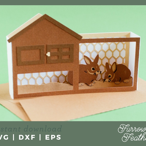 Rabbit Papercut - Etsy