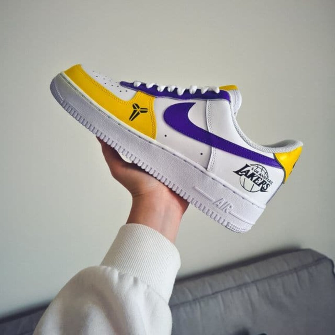 Custome Kobe Bryant Air Force 1 ,men's Trendy Basketball Shoes, Comfy ...
