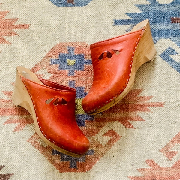 Wedge Clogs - Etsy