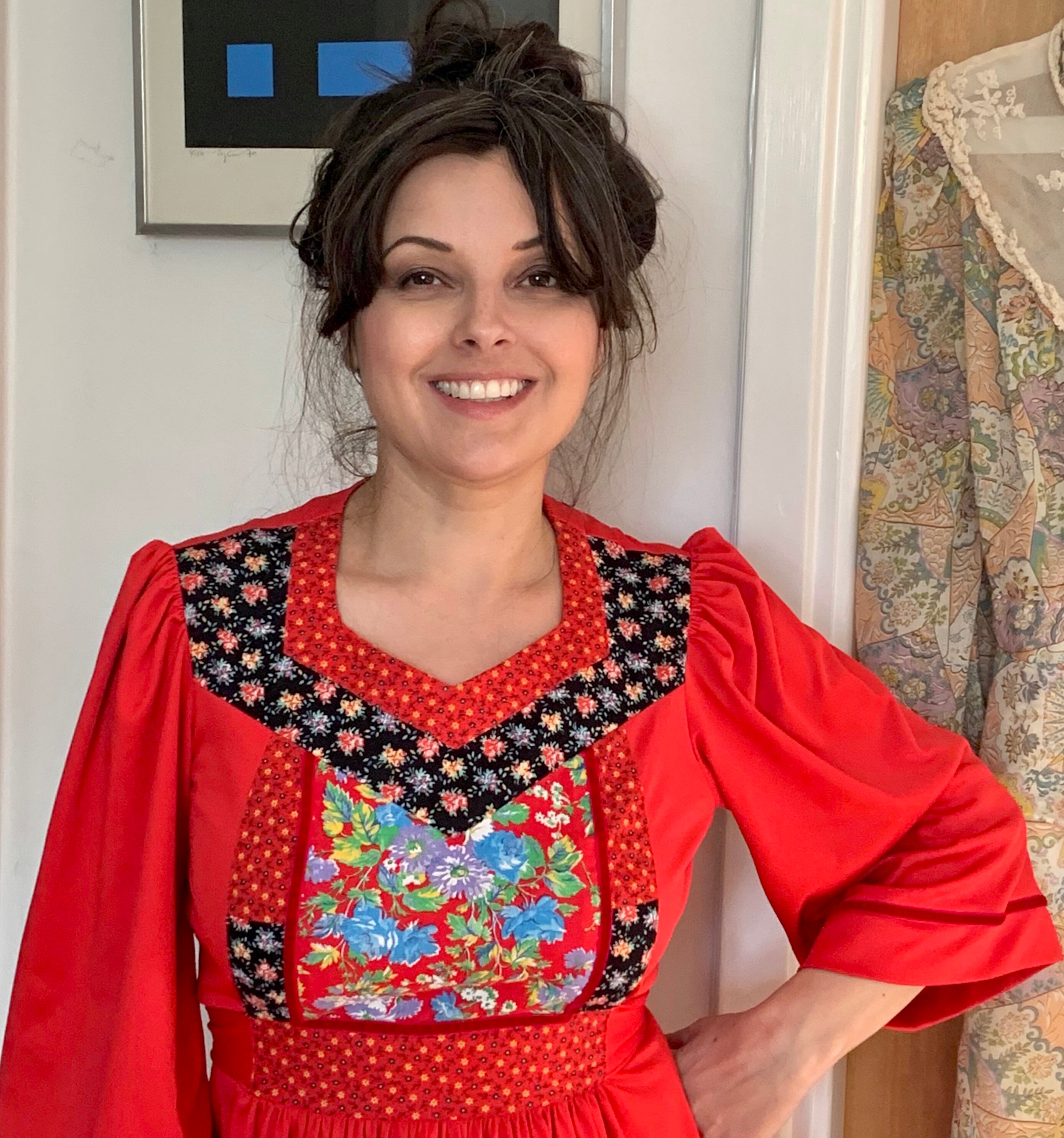 VINTAGE 1970s Young Edwardian by Arpeja COTTAGECORE Dress - Etsy