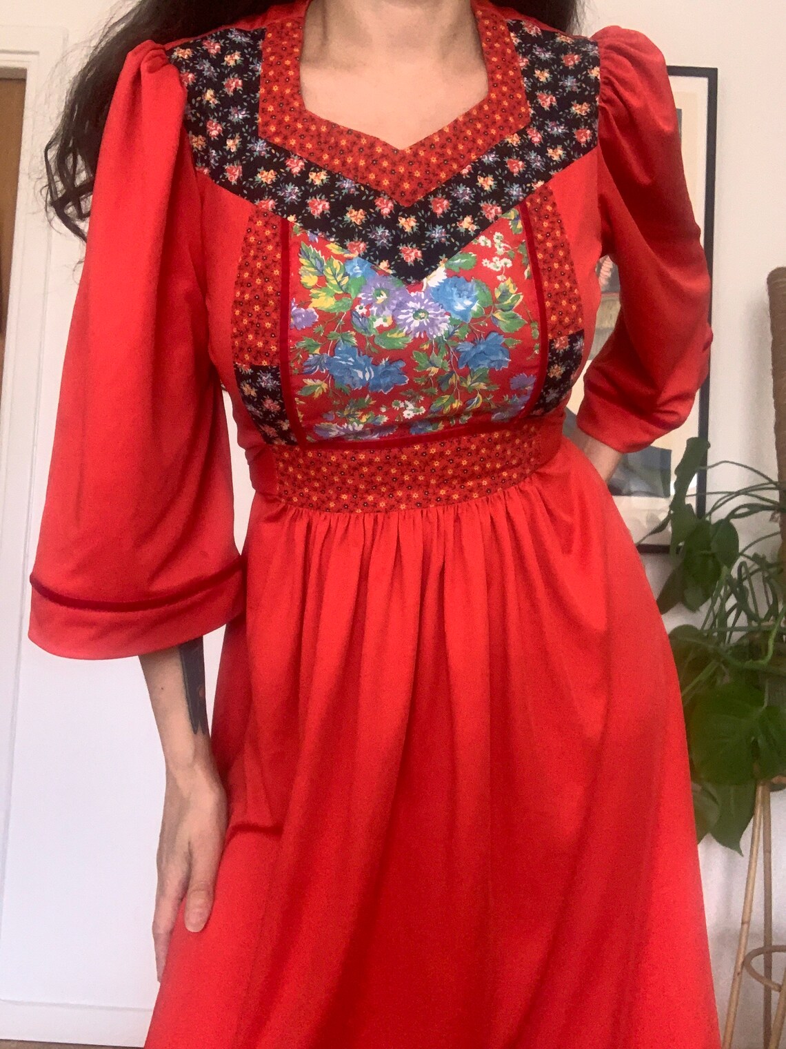 VINTAGE 1970s Young Edwardian by Arpeja COTTAGECORE Dress - Etsy