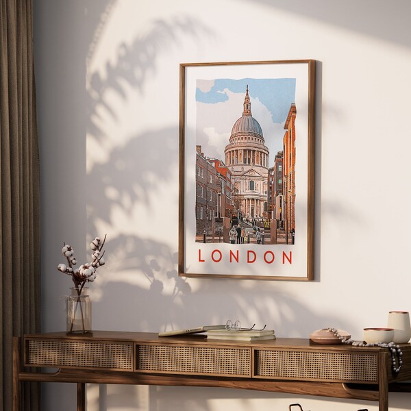 St Paul Cathedral Poster - Etsy